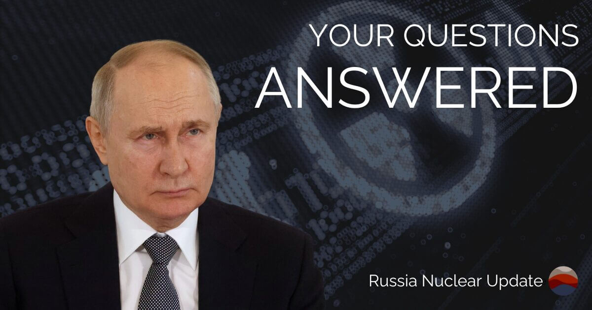 Russia Experts Library - Russia Nuclear Update